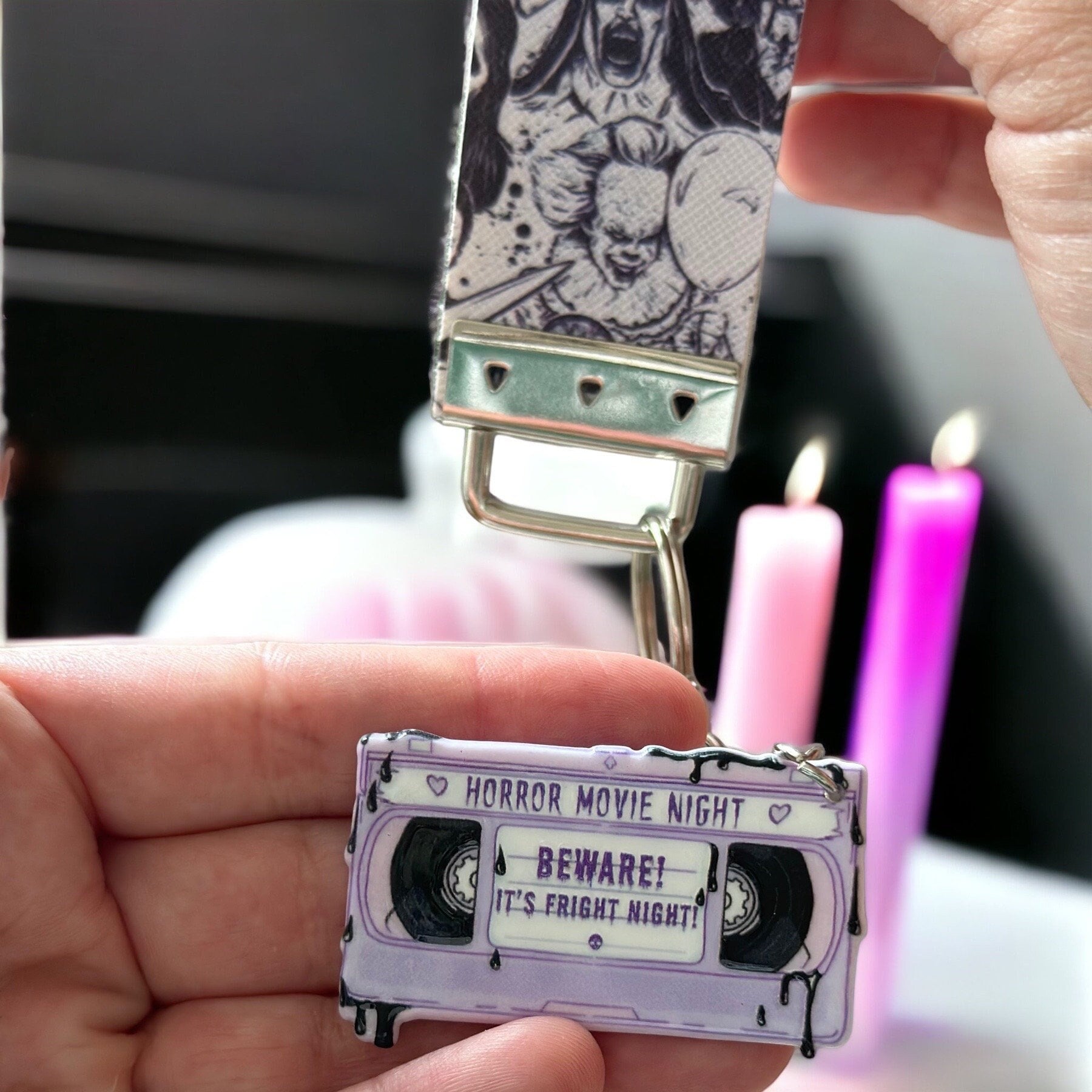 Horror Movie-key Chain-halloween Accessories-retro Halloween - Etsy