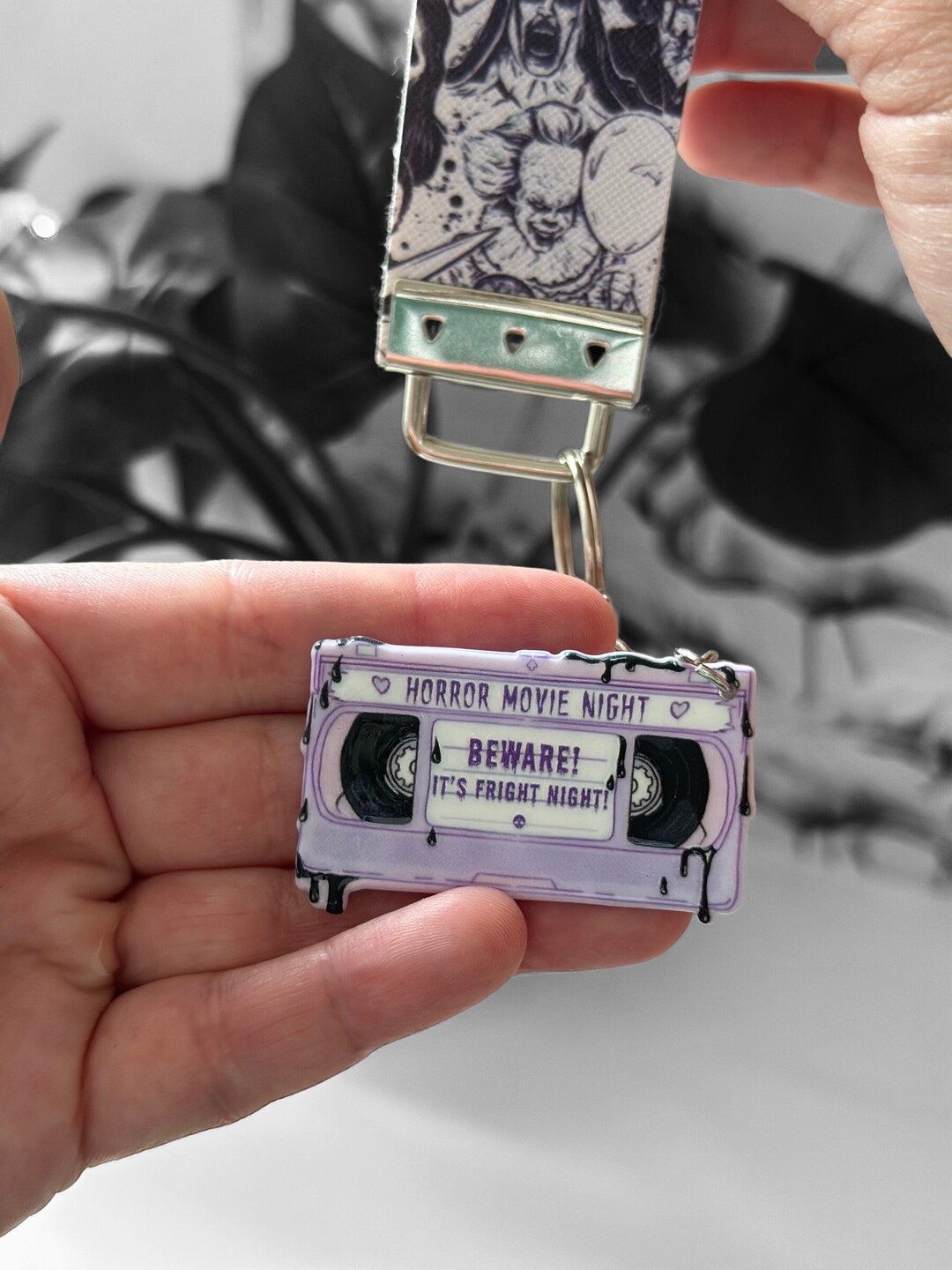 Horror Movie-key Chain-halloween Accessories-retro Halloween -scary ...