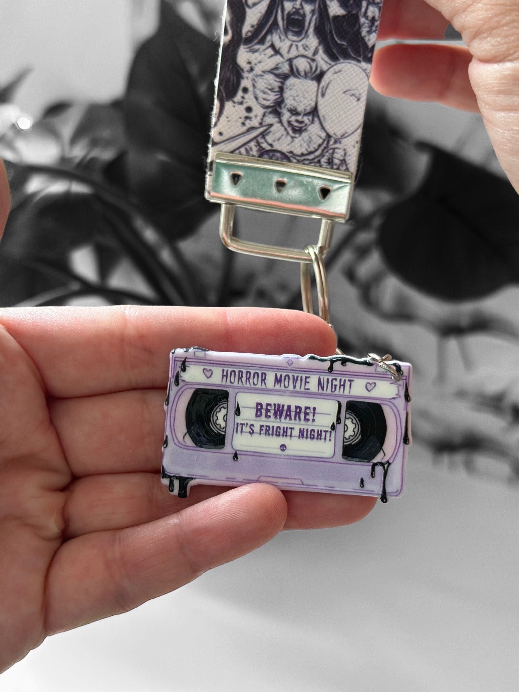 Horror Movie-key Chain-halloween Accessories-retro Halloween scary ...