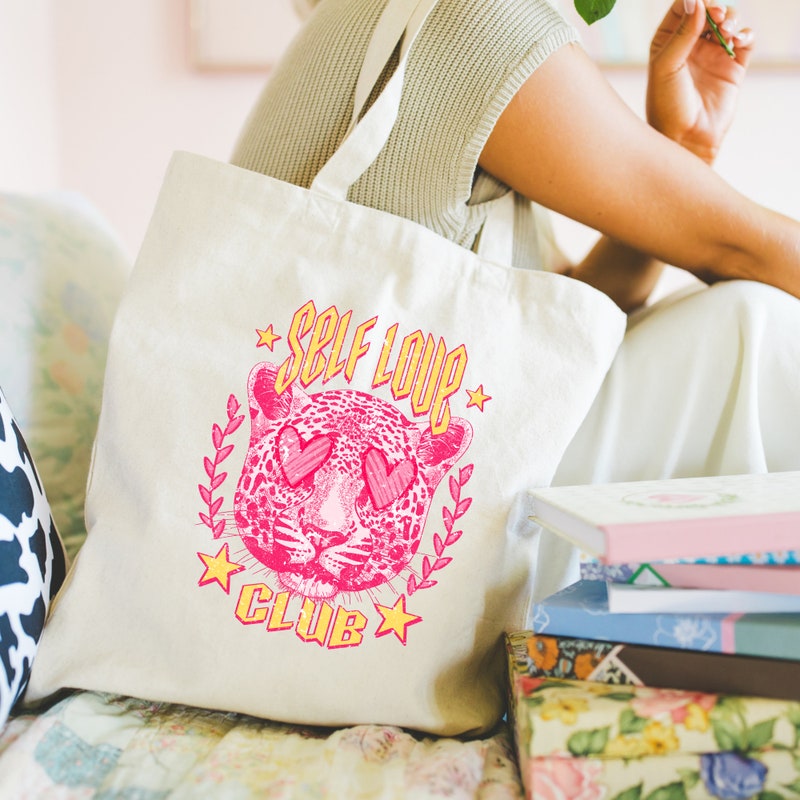 Preppy Tote Bag - Etsy