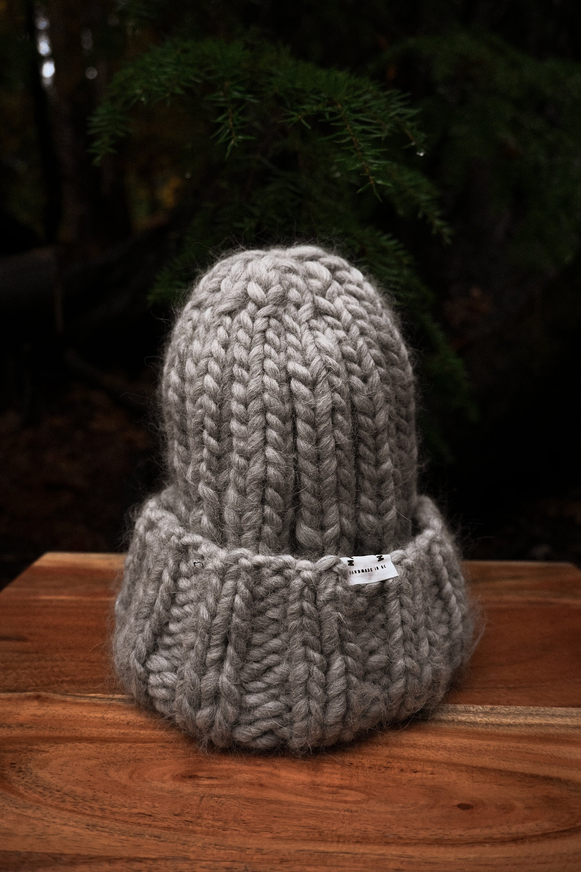 100% Natural Wool Double Rib Toque - Etsy