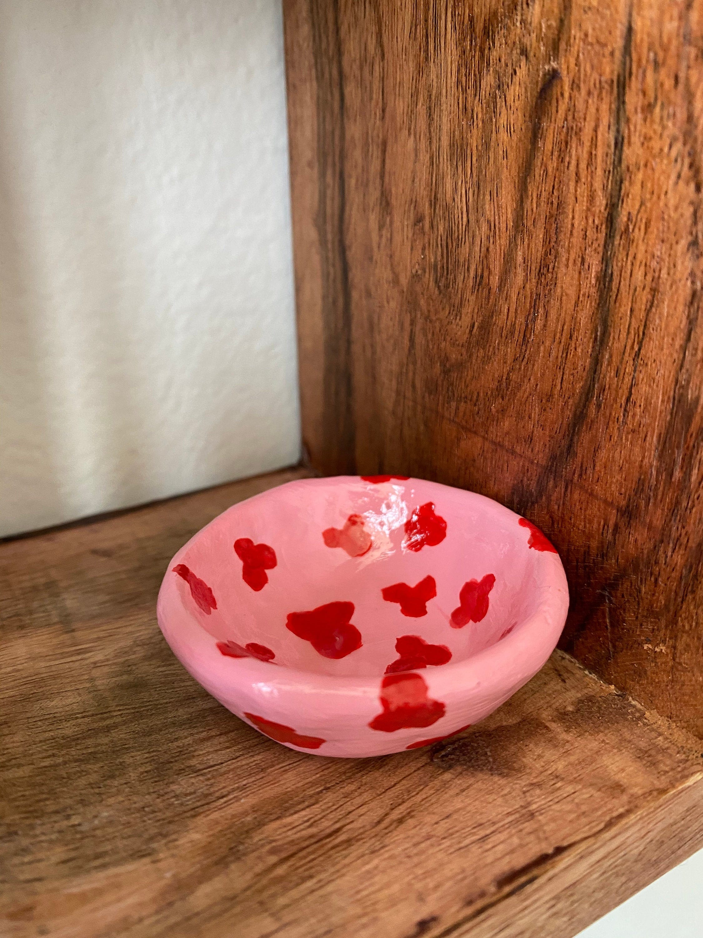 Cow Print Jewelry Dish - Etsy