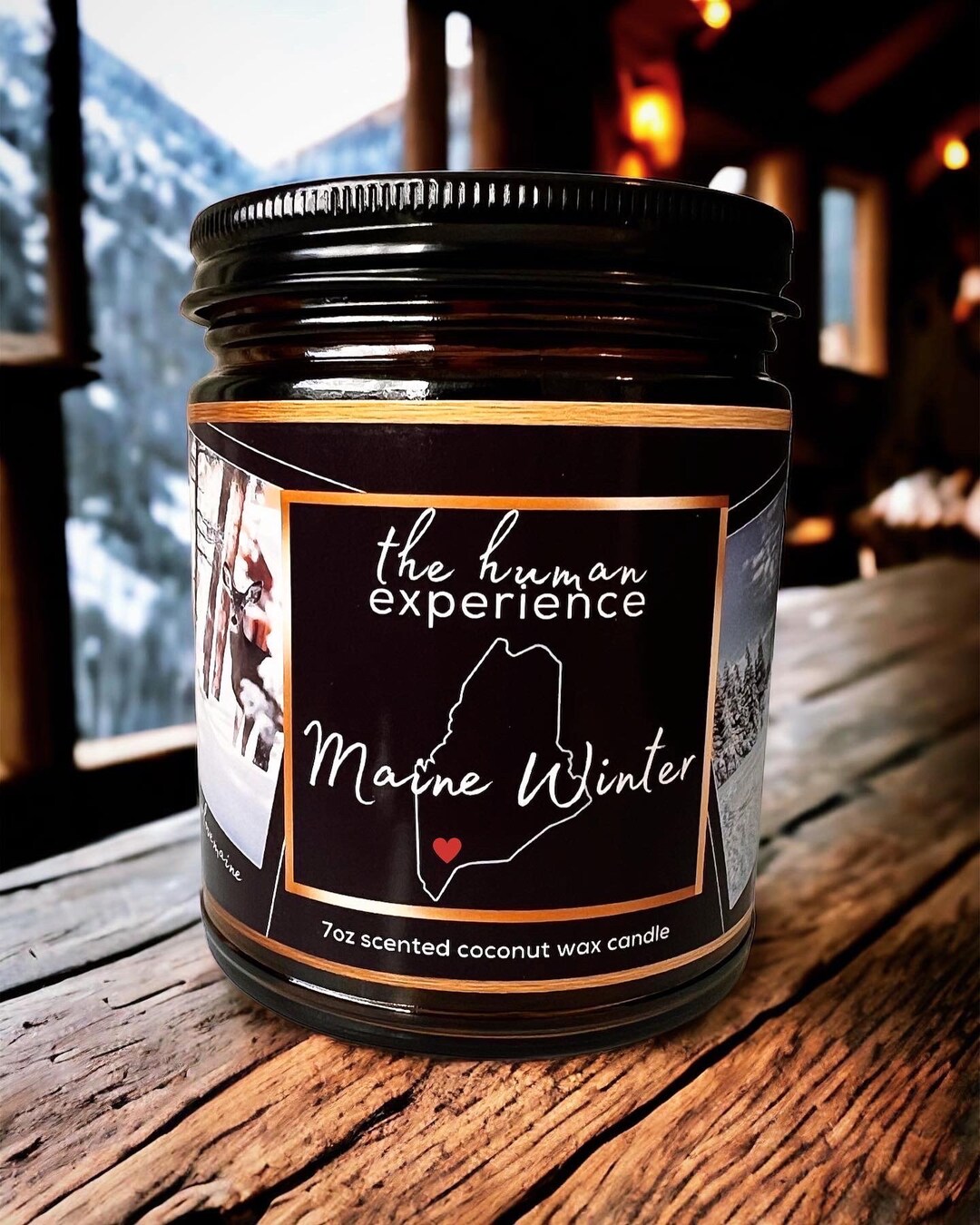 Maine Winter Candle Support Maine Maine Strong Lewiston - Etsy