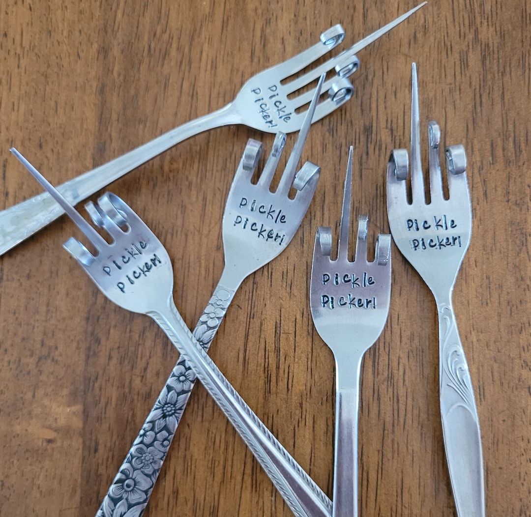 Pickle Picker, Word Cutlery, Quote Cutlery Forks, Fun Statement Cutlery ...