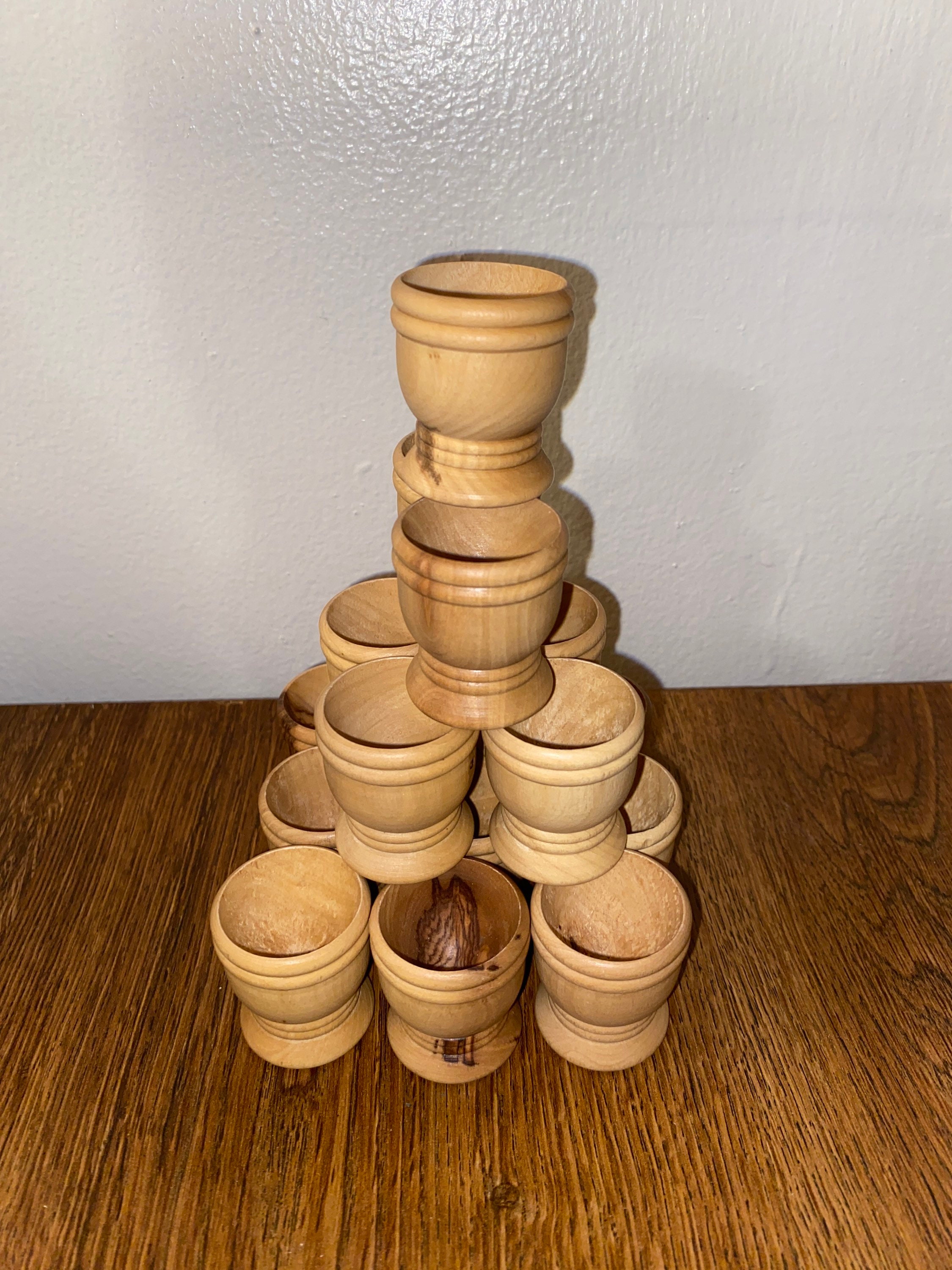 20 Mini Olive Wood Cups: Bethlehem Holy Land - Etsy