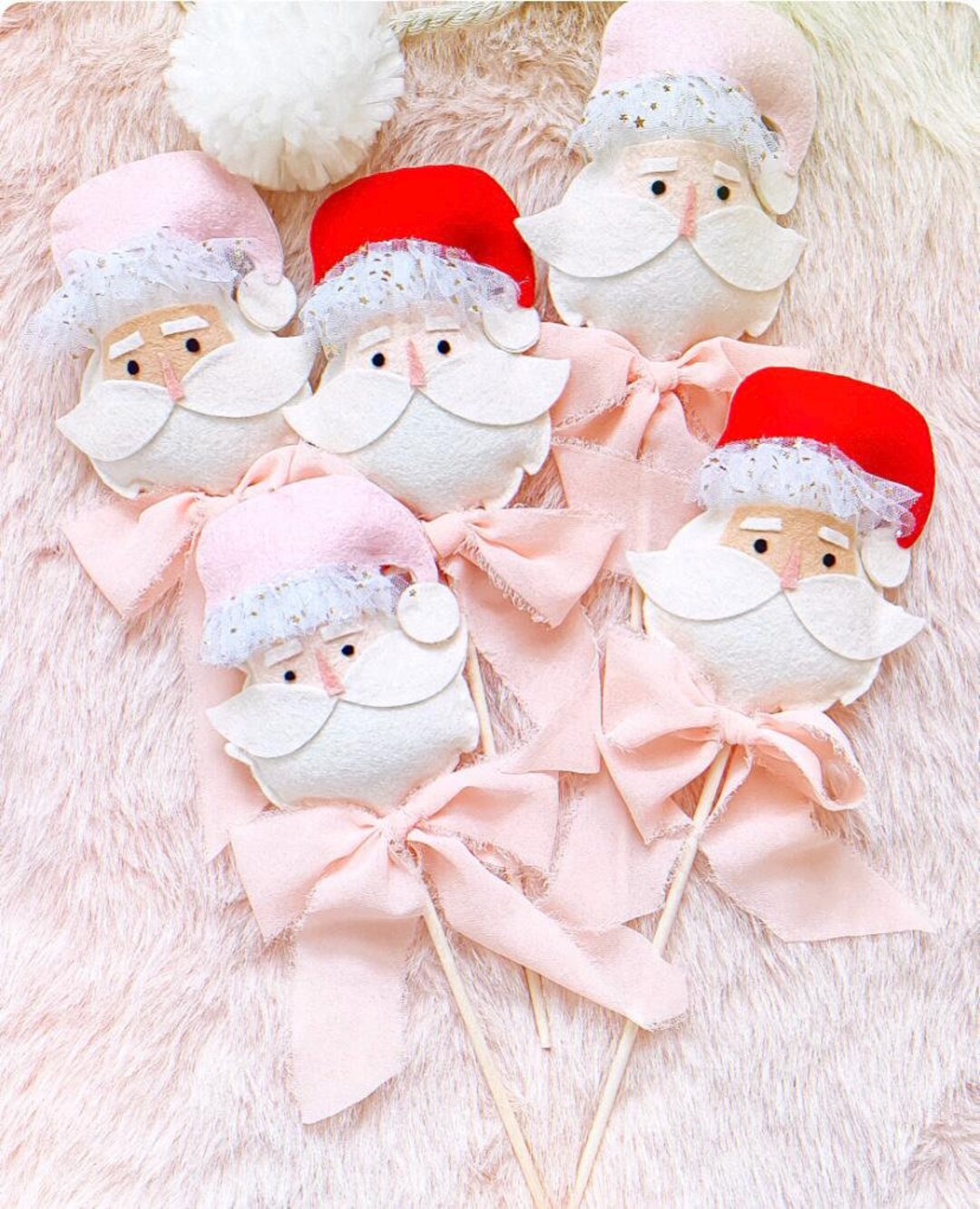 Whimsical Santa Wands, Christmas Wands, Holiday Wands - Etsy