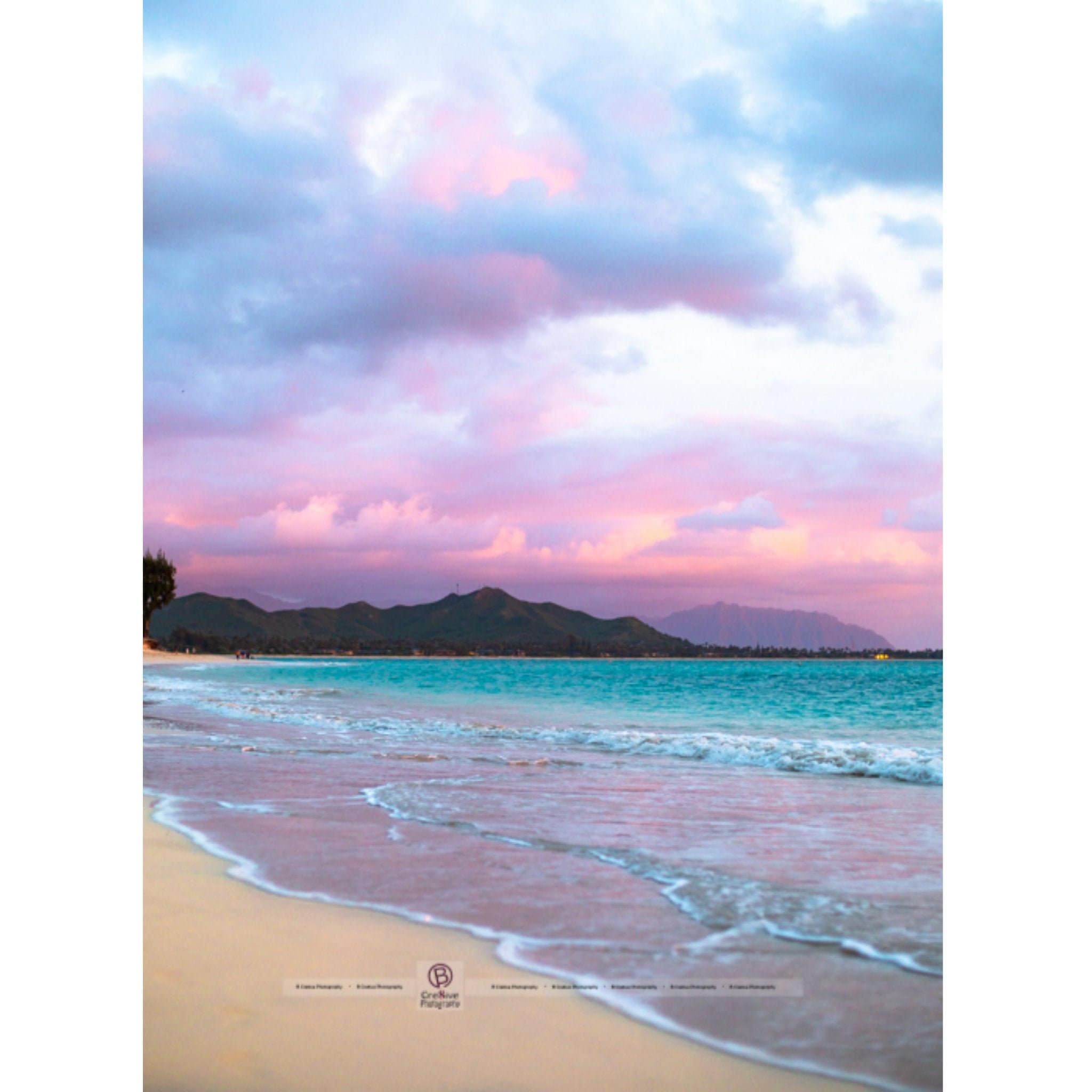Coastal Soft Cotton Candy Skies at Sunrise Sunset on the Beach in ...