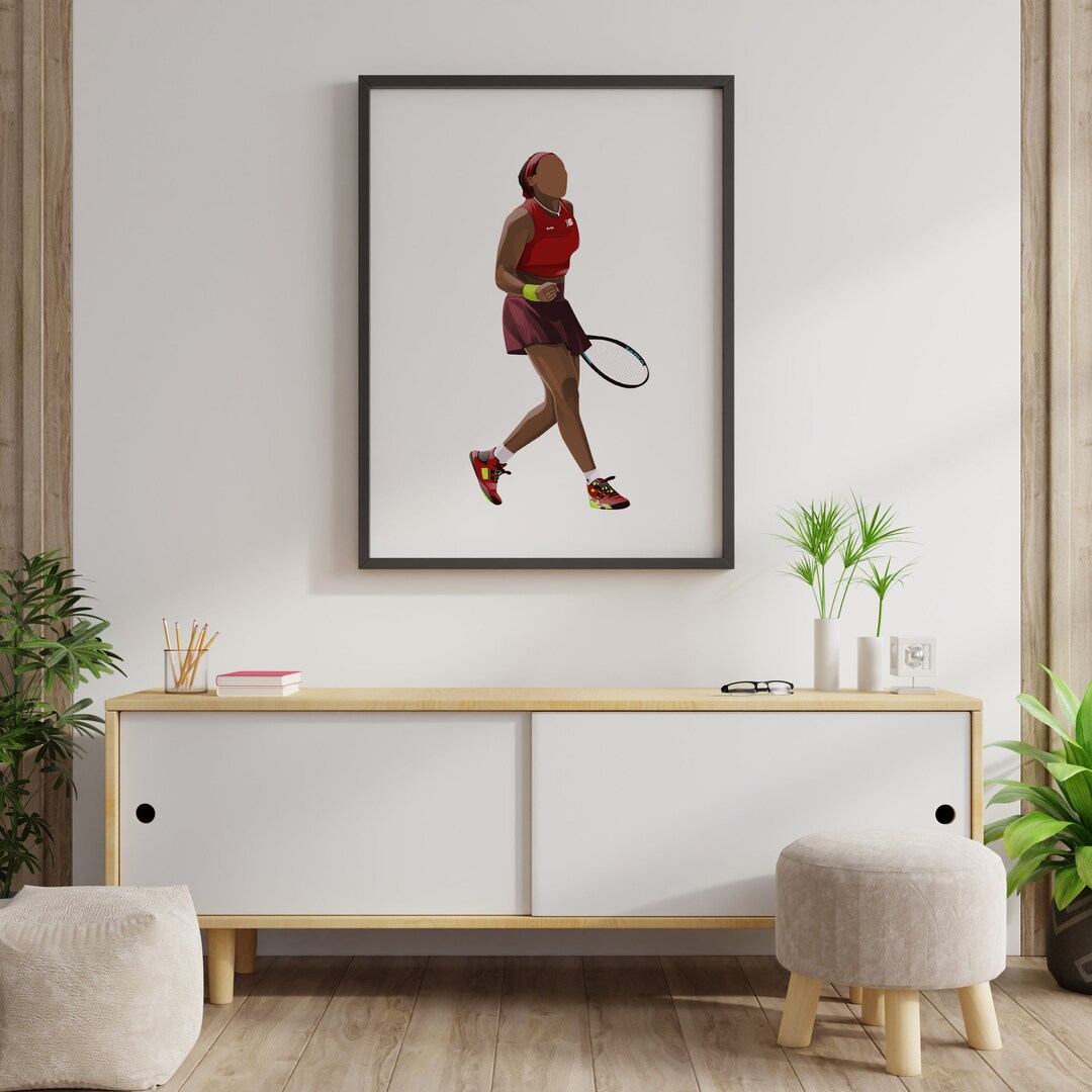 COCO Gauff Poster Printable Tennis Poster Womens in Sport Wall Art ...