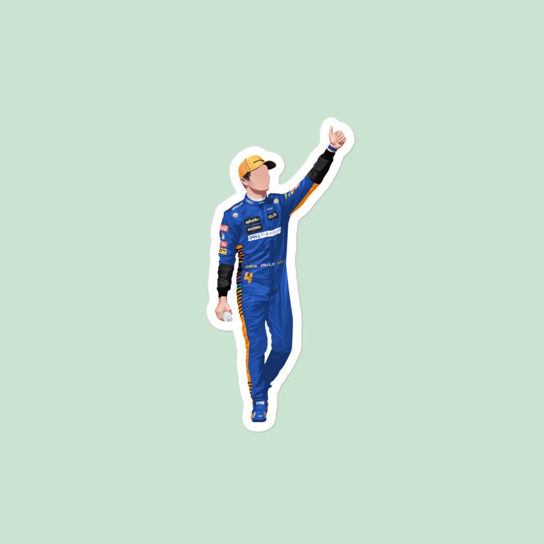 Lando Norris Sticker - Etsy