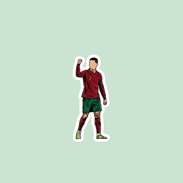 Cristiano Ronaldo Sticker - Etsy