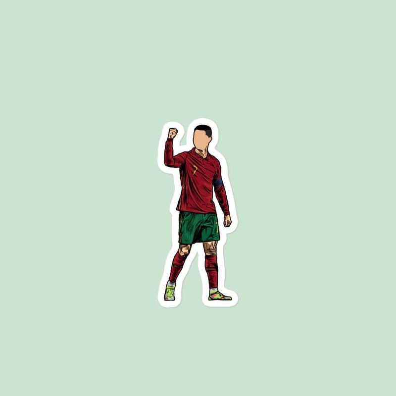 Cristiano Ronaldo Sticker - Etsy