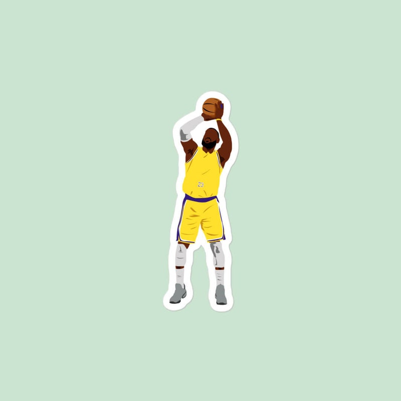 Nba Basketball Stickers - Etsy