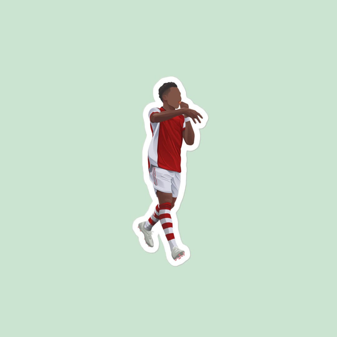 Bukayo Saka Sticker Arsenal Soccer Sticker, Football Sticker, Arsenal ...