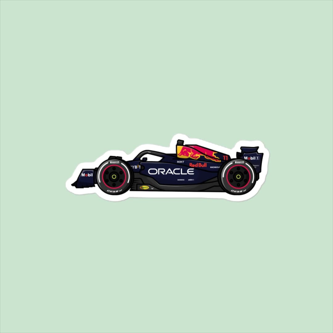Sergio Perez F1 Car Sticker Red Bull Racing F1 Car Sticker 2024 Formula 1 Car Sticker - Etsy