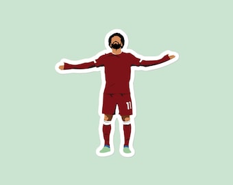 Mohamed Salah, Liverpool FC, LFC Sticker - Etsy
