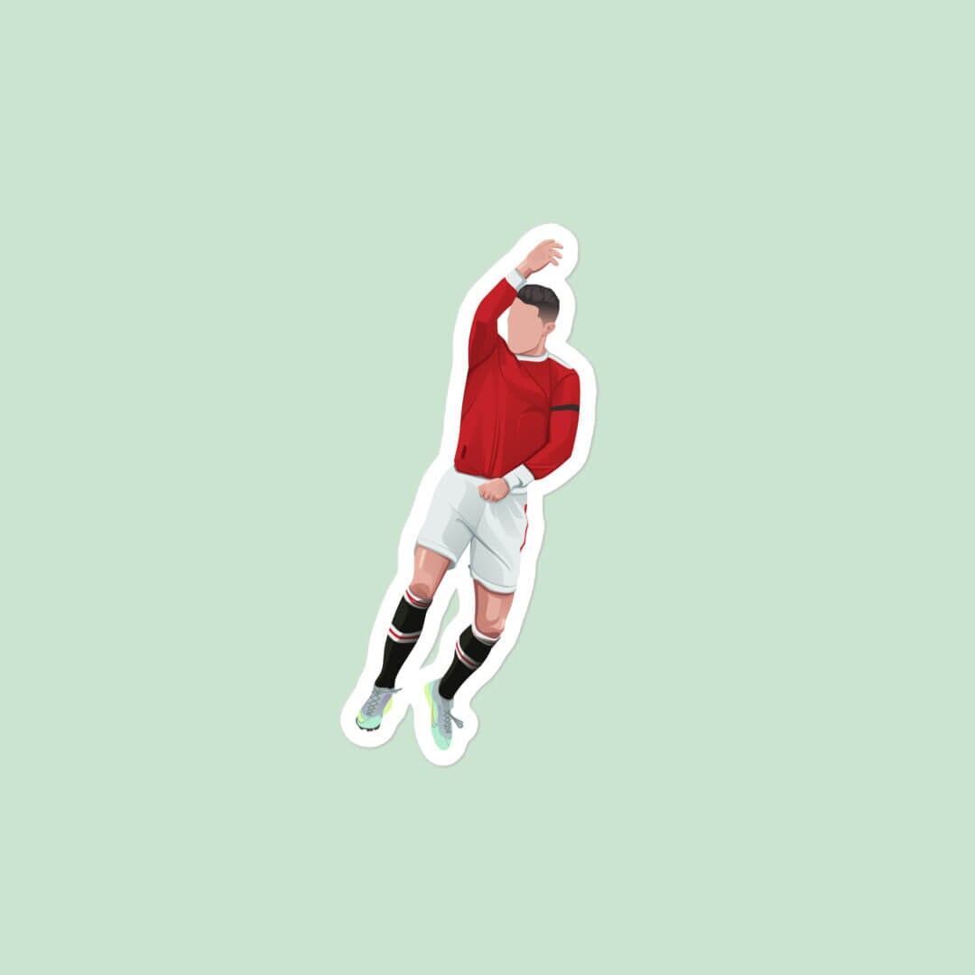 Cristiano Ronaldo Sticker Siu Sticker Manchester United Sticker - Etsy