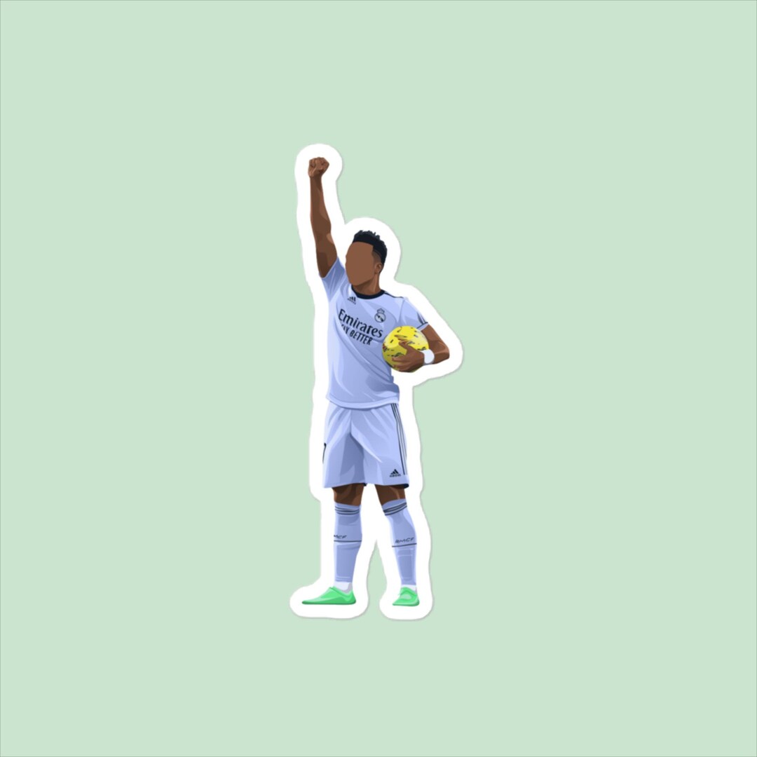 Vinicius Junior Sticker Real Madrid Sticker - Etsy