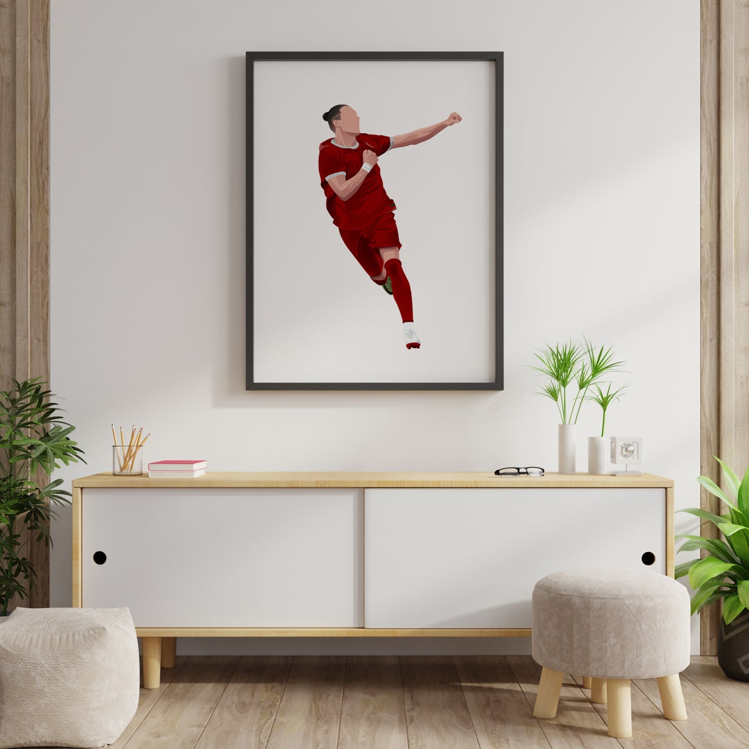 Darwin Nunez Poster Printable Wall Art Liverpool Poster Sport Poster ...