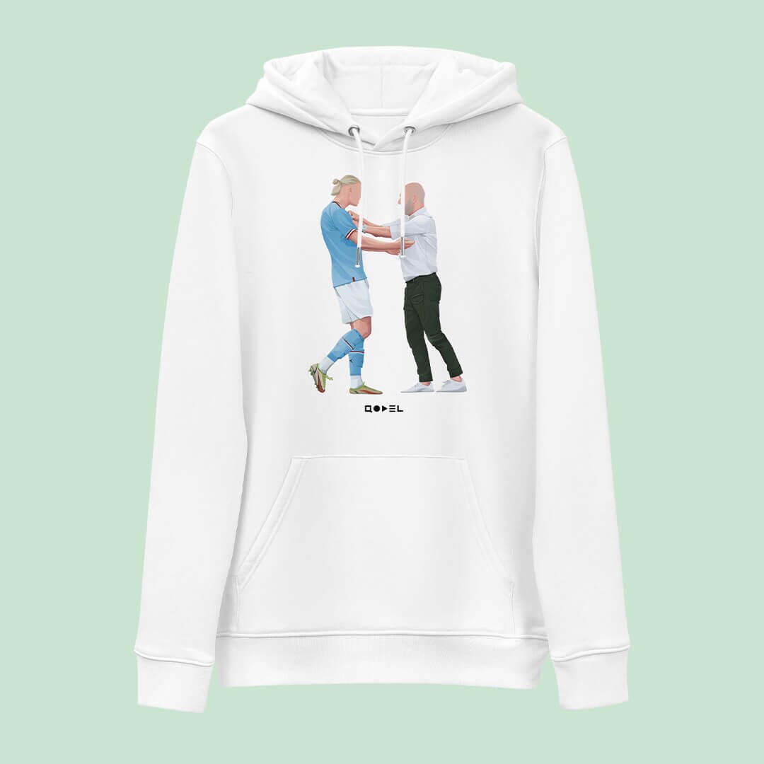 Erling Haaland Hoodie Pep Guardiola Hoodie Manchester City Shirt - Etsy
