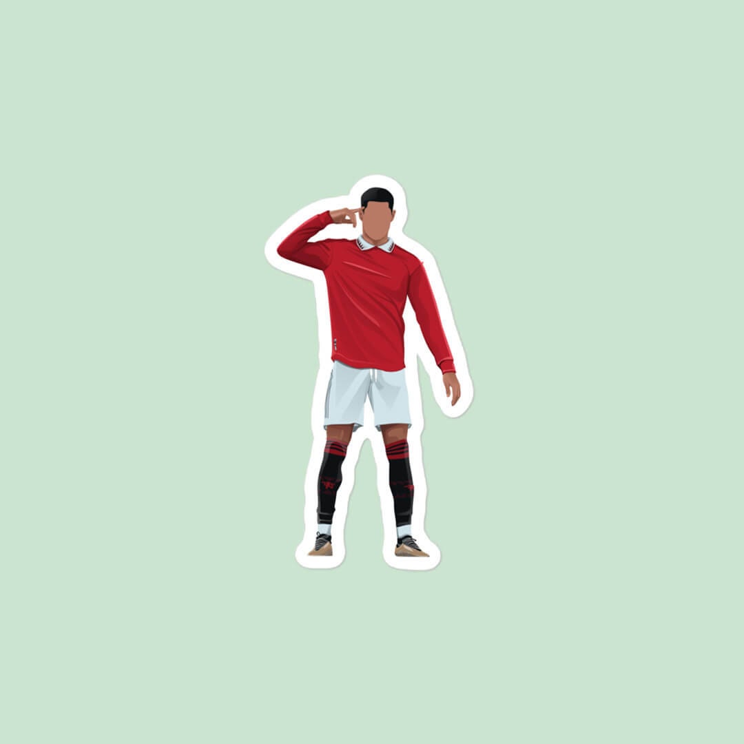 Marcus Rashford Sticker Rashford Goal Celebration - Etsy UK