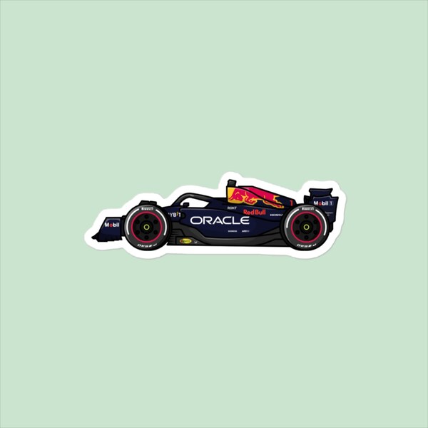 Max Verstappen 2023 World Champion Stickers 2x2 3x3 4x4 6x6 Transparent ...