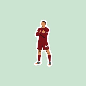 Trent Alexander Arnold Sticker Liverpool FC Sticker, Football Sticker ...