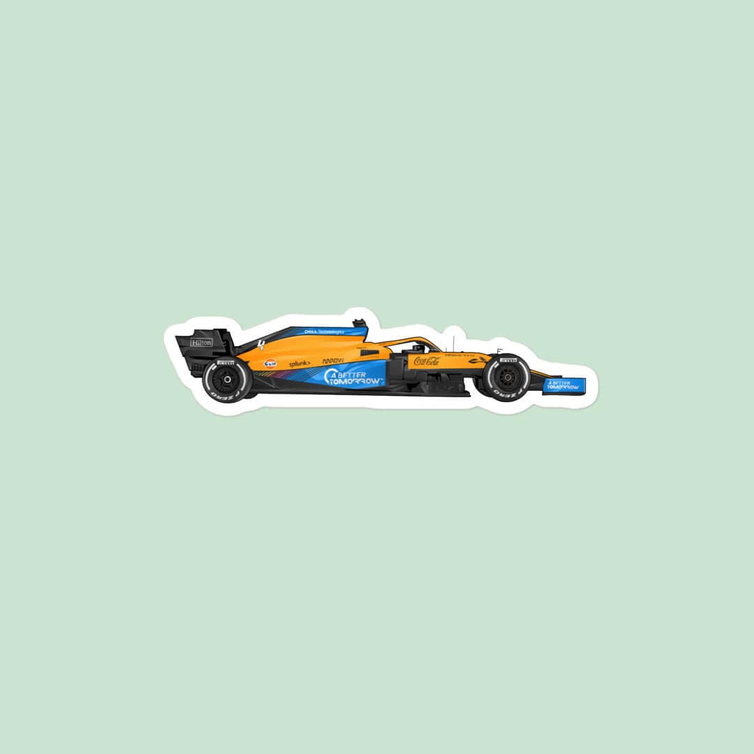 Mclaren F1 Car Stickerformula 1, Formula 1 Gifts, F1 Gifts, Car Race ...