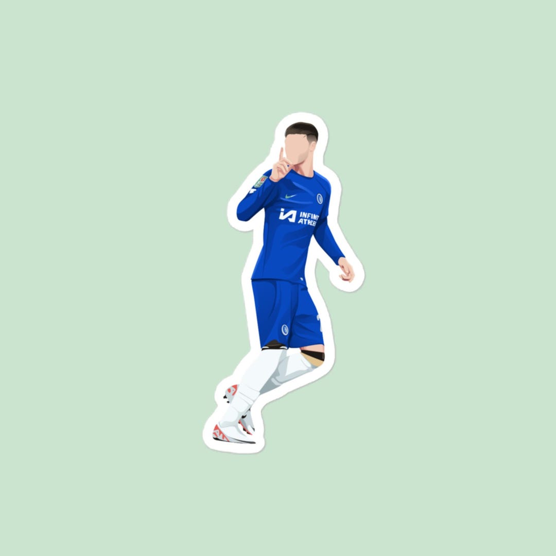 Cole Palmer Stickers Chelsea Stickers Football Sticker - Etsy