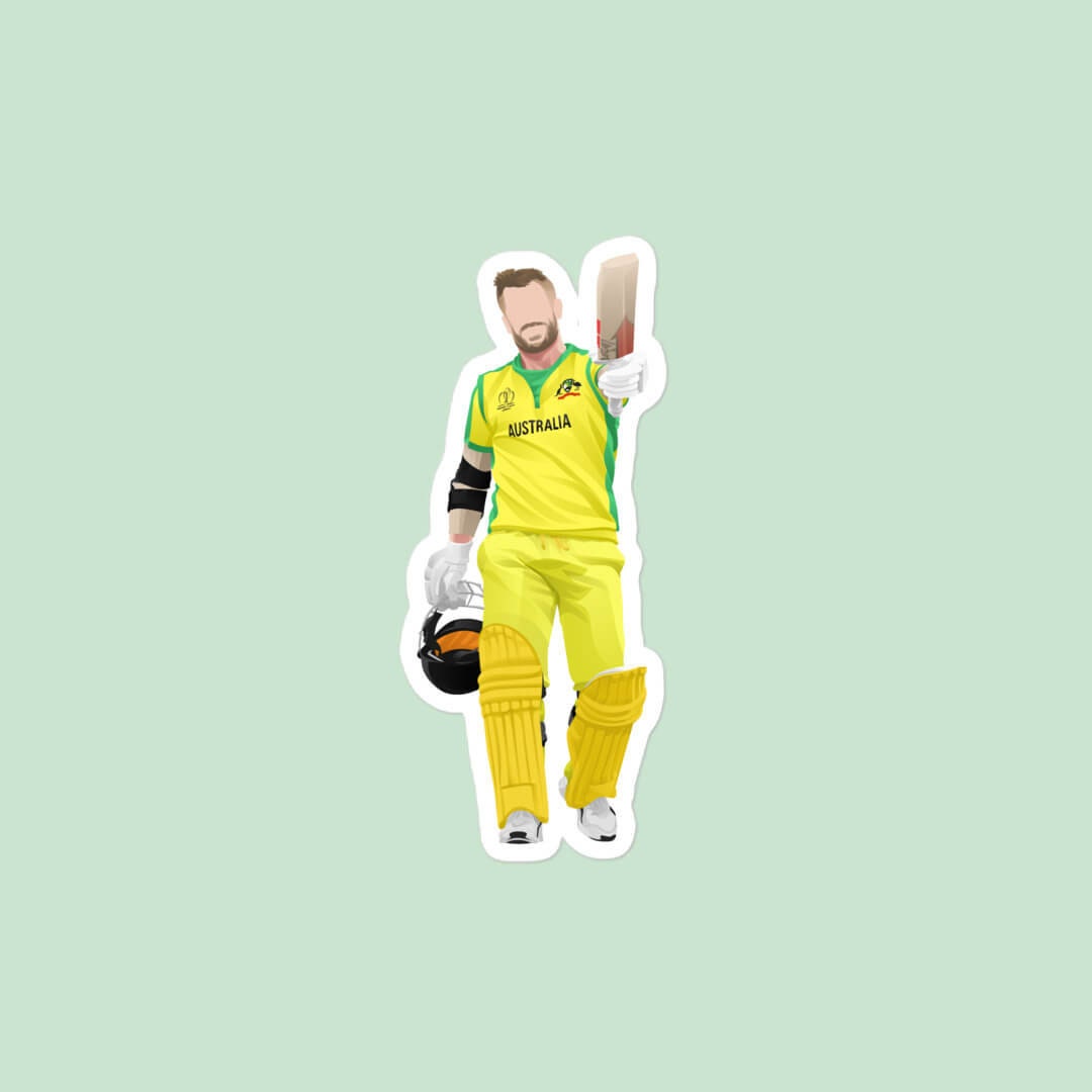 David Warner Sticker Australian Cricket Sticker - Etsy