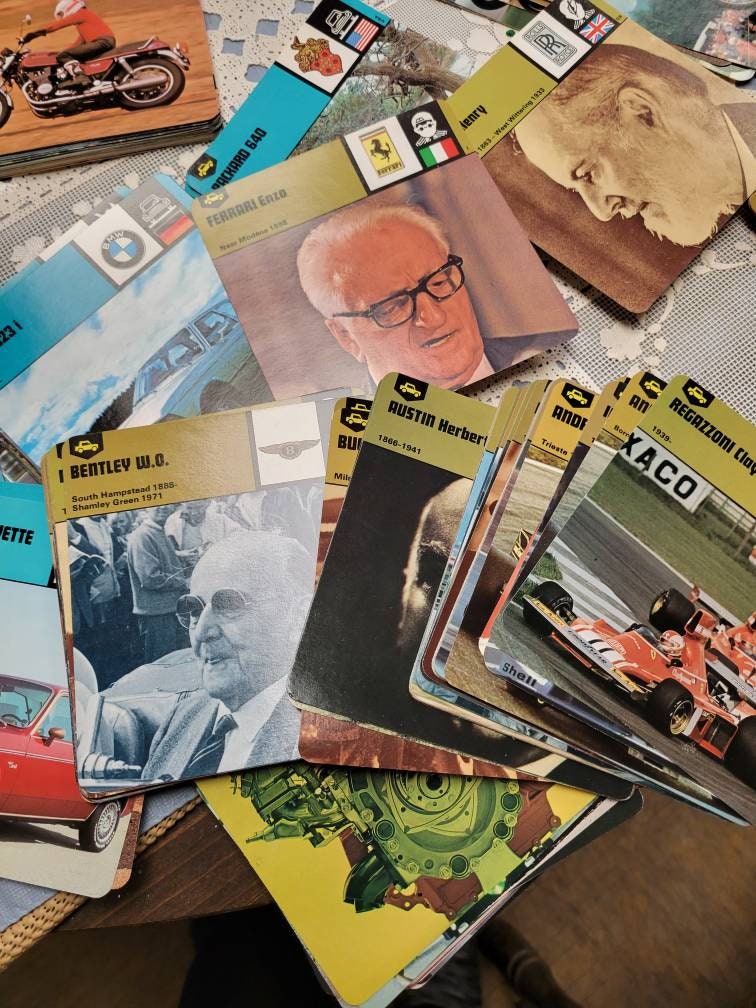 Auto Rally Cards 1978 Edito Series - Etsy