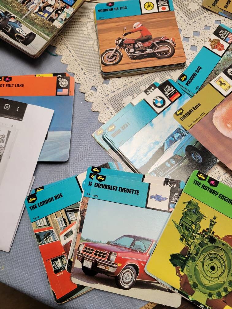 Auto Rally Cards 1978 Edito Series - Etsy