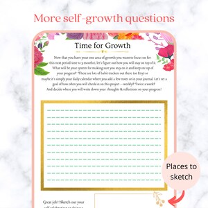 Self-growth Journal, Self-care Journal, Self Reflection Journal, Self ...