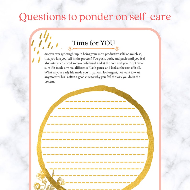 Self-growth Journal, Self-care Journal, Self Reflection Journal, Self ...