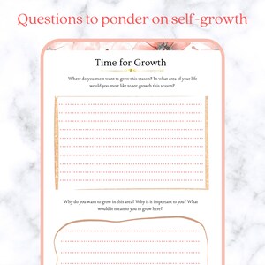 Self-growth Journal, Self-care Journal, Self Reflection Journal, Self ...