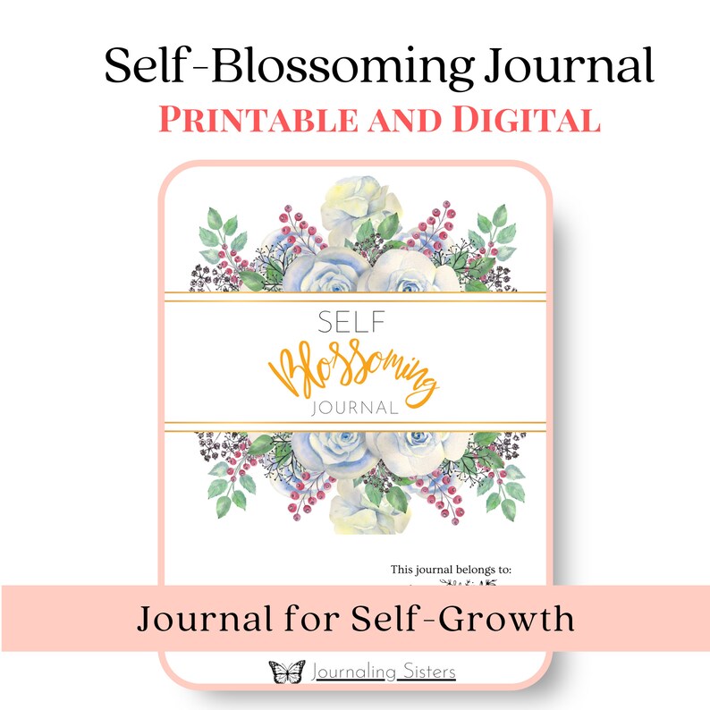 Self-growth Journal, Self-care Journal, Self Reflection Journal, Self ...