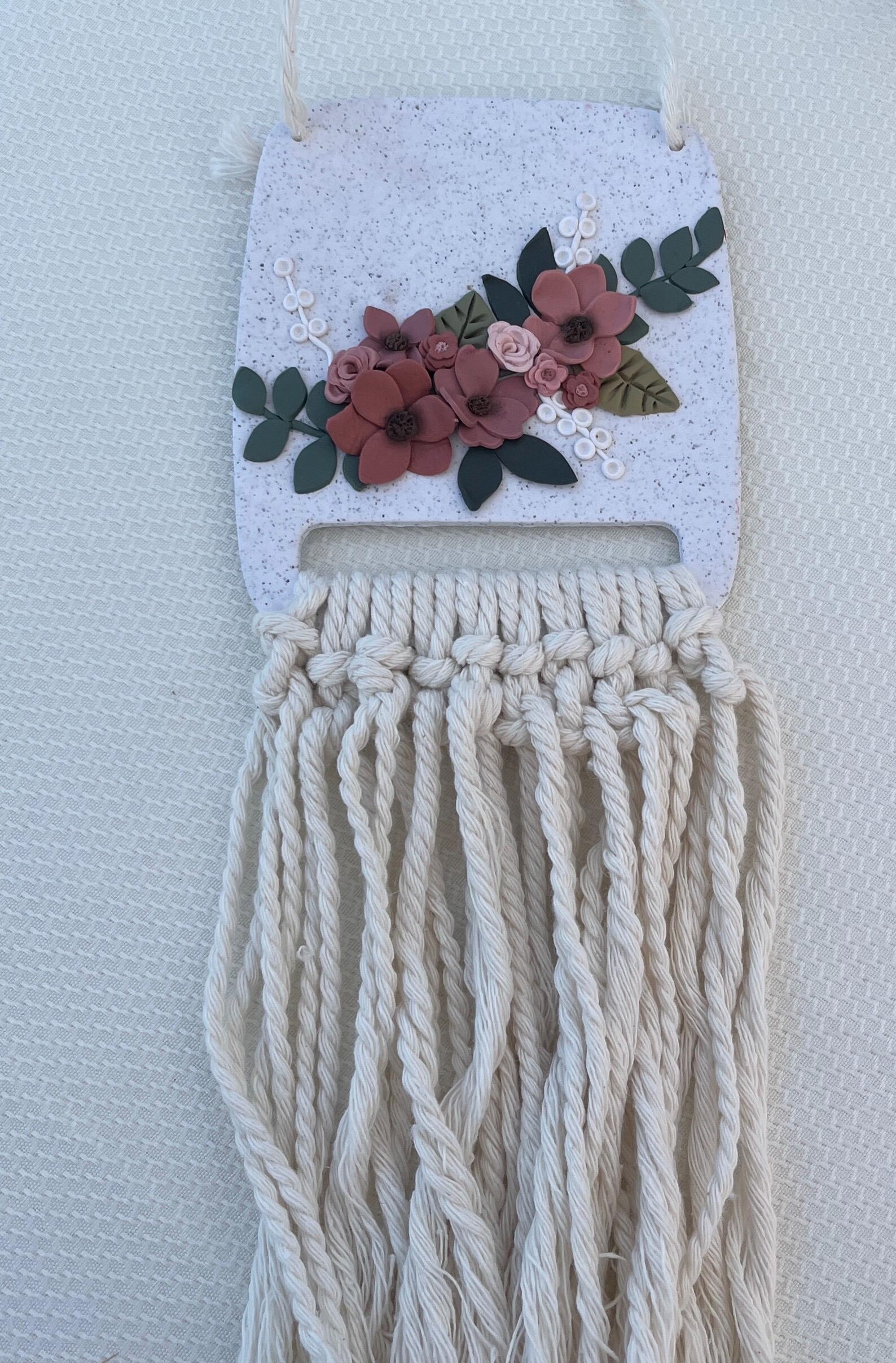 Wedding Bouquet Clay Macrame - Etsy