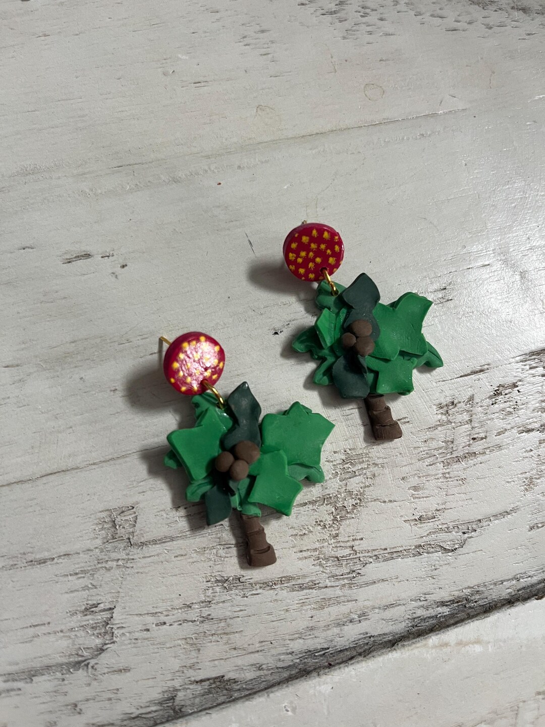 Chicka Chicka Boom Boom Clay Dangles - Etsy