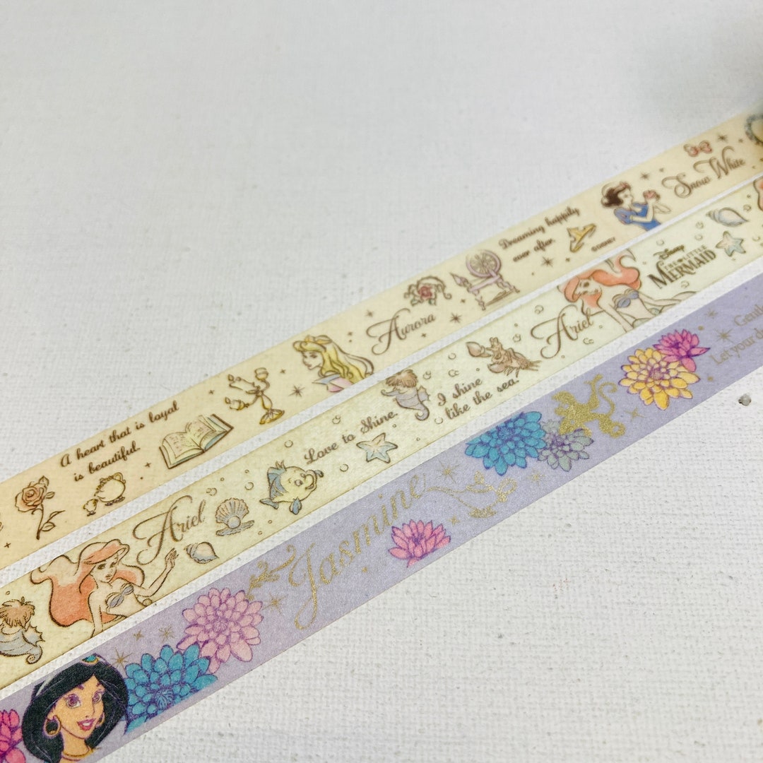 Japanese Disney Washi Tape Little Mermaid Masking Tape: Disney Princess ...