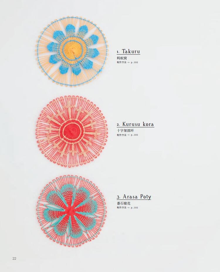 Ñandutí Paraguayan Embroidered Lace- Japanese Craft Book (in Chinese ...