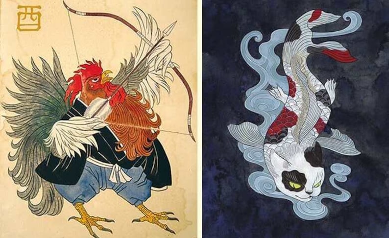 Ayako Ishiguro Art Works Cat Yokai Japanese Illustration Art Book in ...