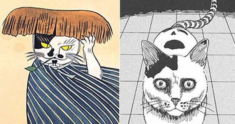 Ayako Ishiguro Art Works Cat Yokai Japanese Illustration Art Book in ...