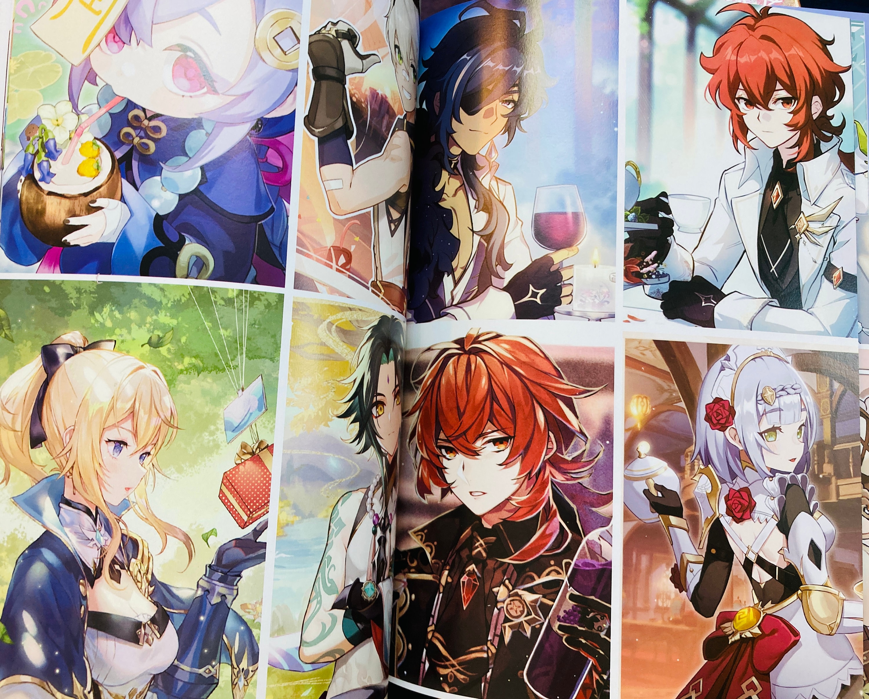 Genshin Impact Illustration Collection Genshin Impact Artbook - Etsy