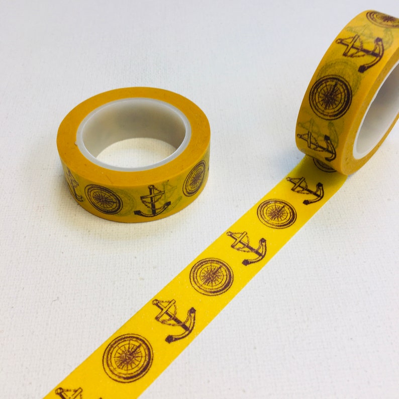 1 Roll of Washi Tape Masking Tape : Nautica Seamanship Anchor and ...