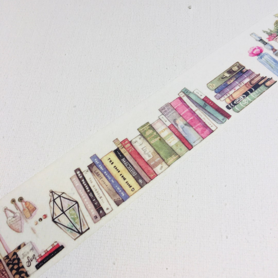 1 Roll of Designer Washi Tape Making Tape : Bookshelf, Book Collectors ...