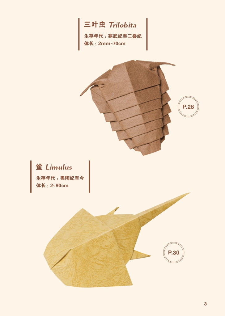 Extinct Species and Dinosaurs Made With Origami by Fumiaki Kawahata ...