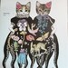 Higuchi Yuko Artworks Collection: Cats, Mushroom, and Girls' Fantasy - Etsy