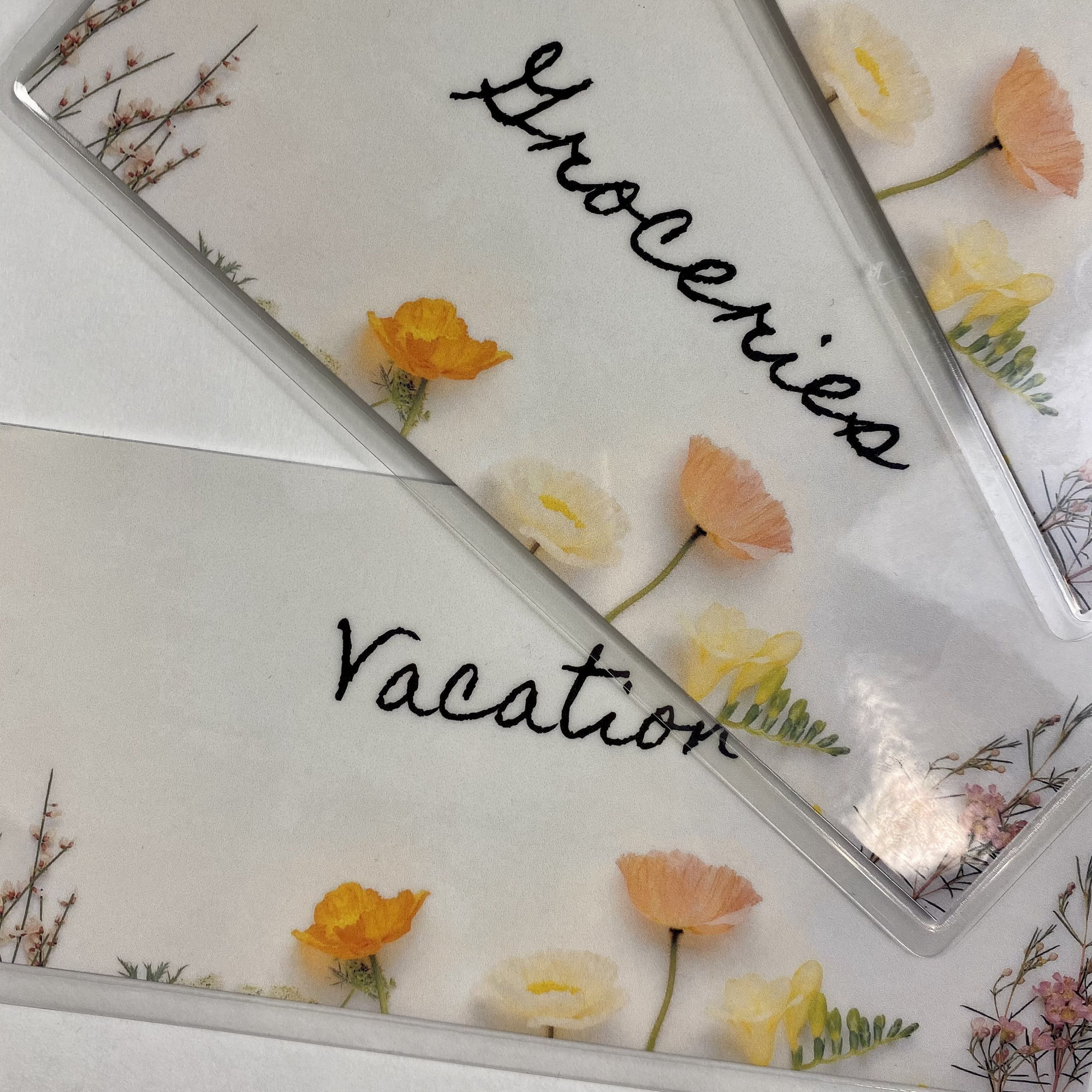 Custom Floral Cash Envelopes With Script Font: A6 Budgeting - Etsy