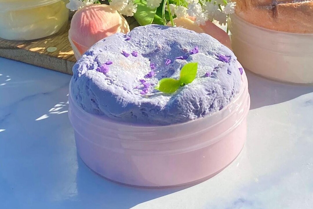 Japanese Style Taro Lava Cake Realistic DIY Slime 6oz - Etsy