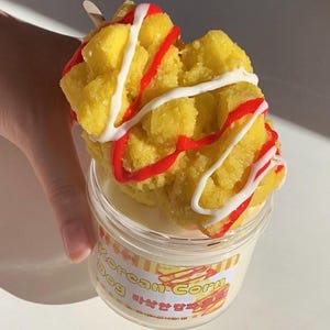 Korean Cheesy Potato Crumbed Crunchy Corn Dog DIY Clay Fizz Glossy 9oz ...