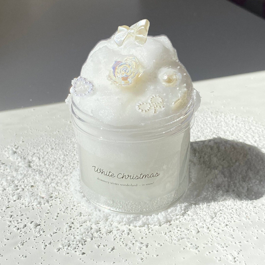 LIMITED EDITION: White Christmas DIY Snow Icee Slime 5oz - Etsy